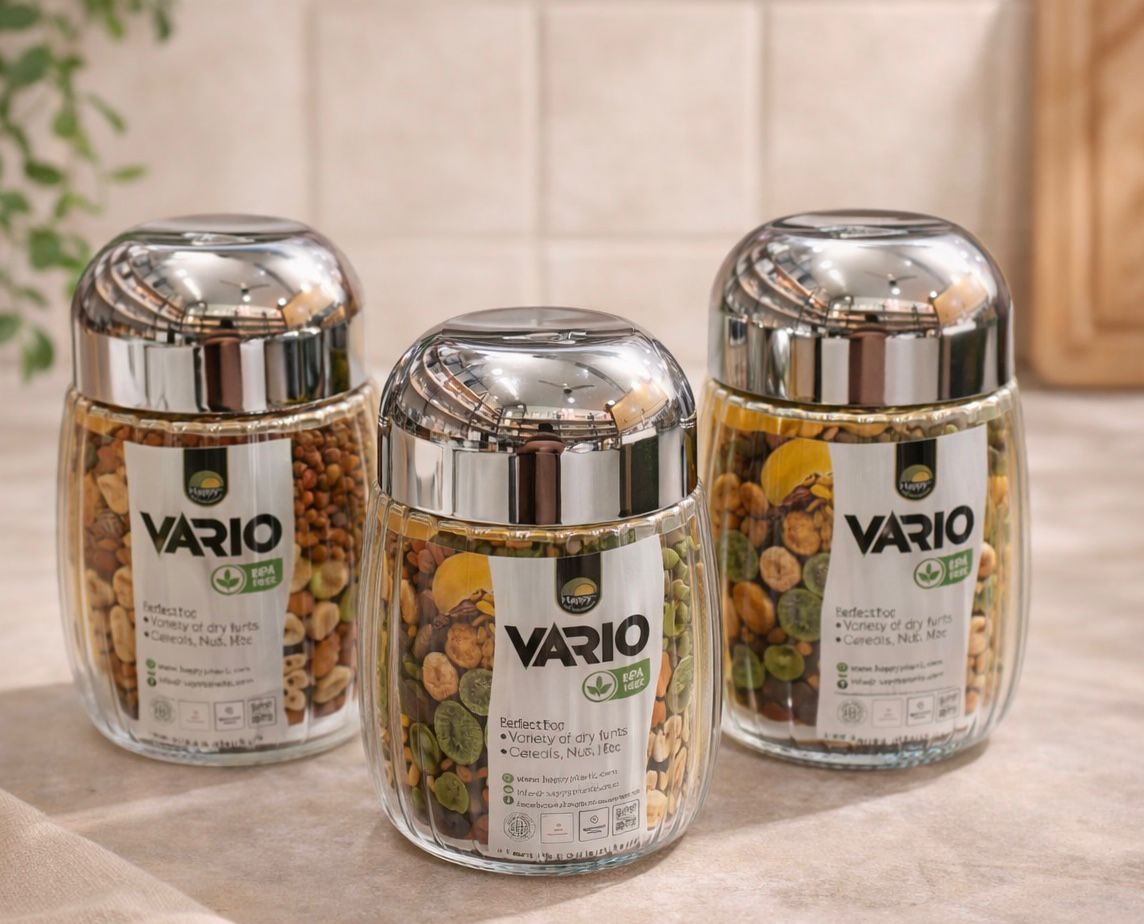 Plastic Air Tigth Jar 3pcs set – HBStore