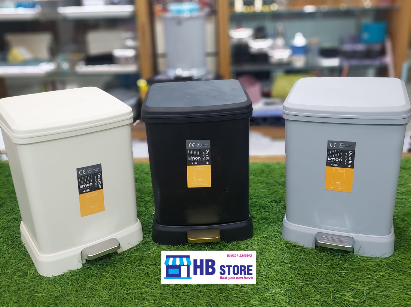 Limon 4.5L Paddle Dustbin – HBStore